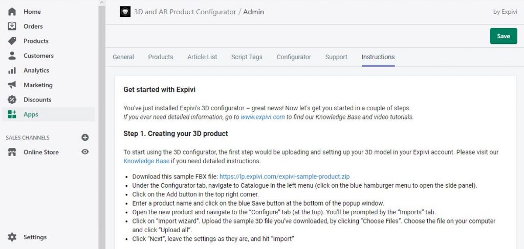Expivi Shopify App Installation Guide - Knowledge Base | Expivi