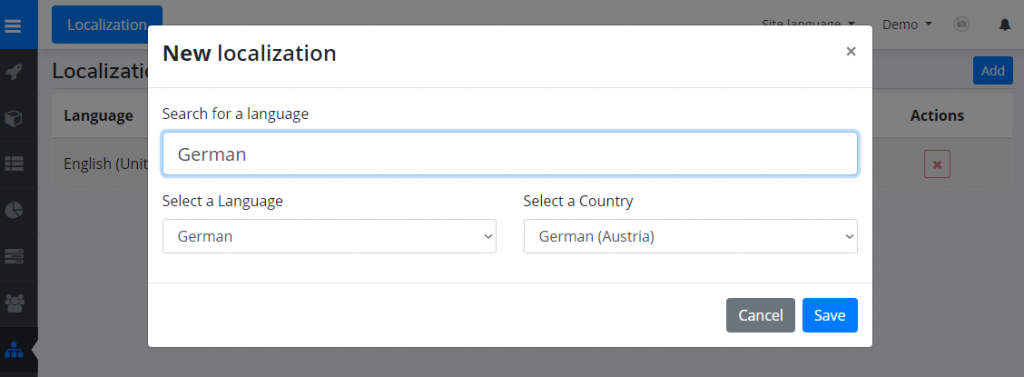 Adding multiple languages in Expivi - Knowledge Base | Expivi